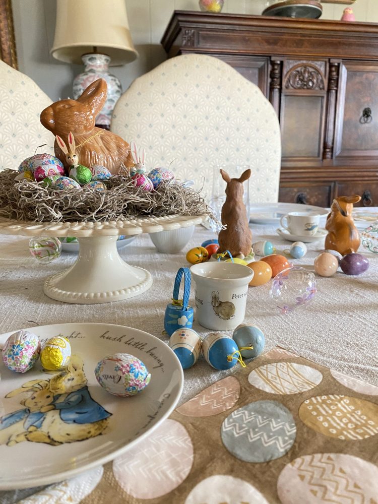 Whimsical Easter Centerpiece - Bushel & a Pickle